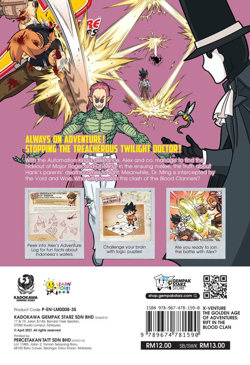 X-VENTURE The Golden Age Of Adventures 35: Rift in the Blood Clan